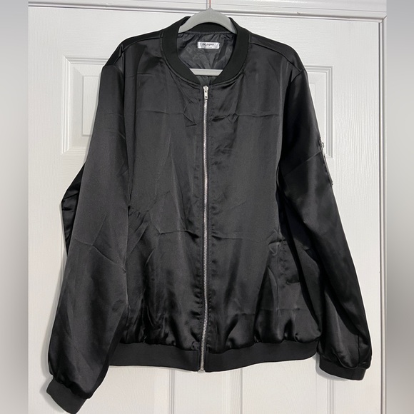 zeagoo | Jackets & Coats | Zeagoo Satin Bomber Jacket | Poshmark